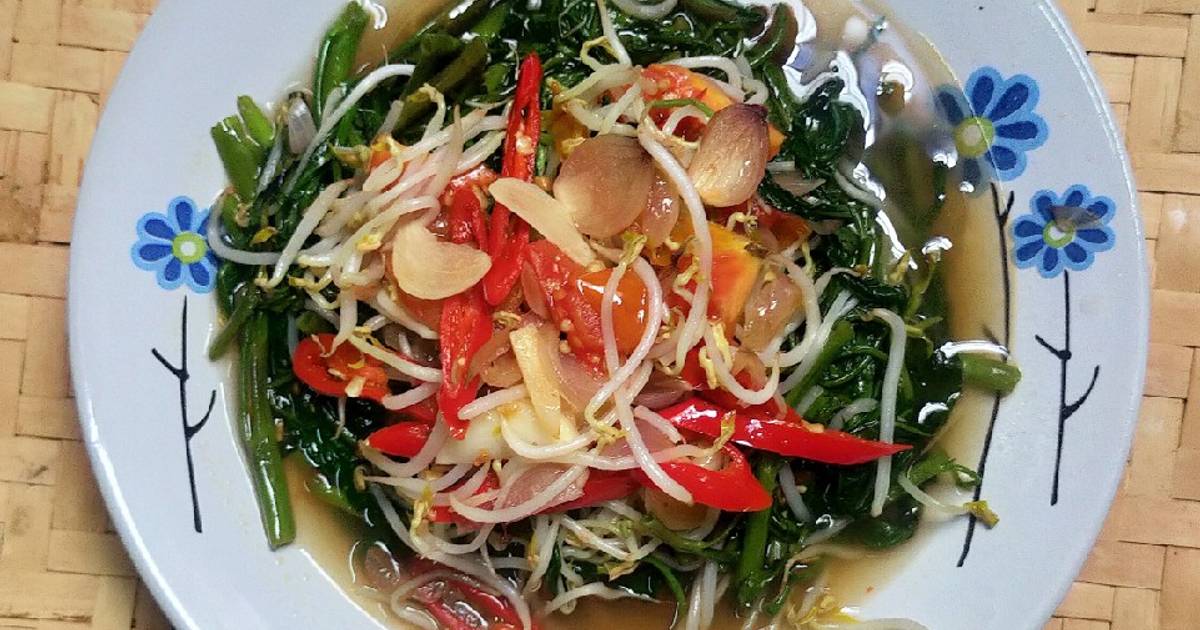 Resep Oseng kangkung Toge oleh Dinda Amy - Cookpad