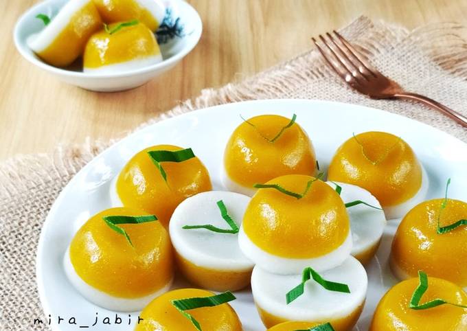 Resep Kue Talam Labu Kuning oleh Mira_Jabir - Cookpad