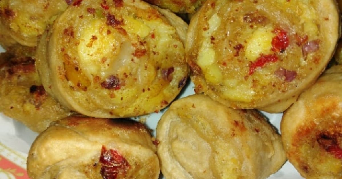 Potato Pinwheels Recipe by T_Cool_Snacks_And_More - Cookpad