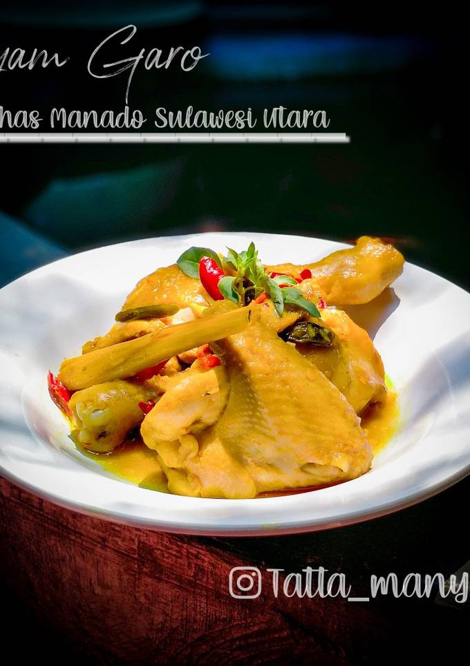 Resep Ayam Garo Rica Khas Manado Sulawesi Utara oleh Tatta Manyund ...