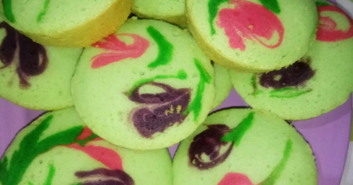 Resep Jelita Bolu Pandan Mini oleh Dapoer Mama Anna Rohana - Cookpad