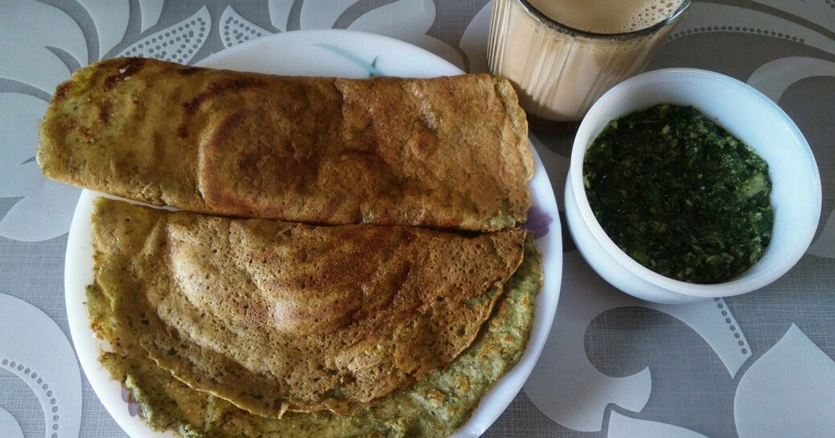 Pesarattu (Sprouts Moong Dosa) Recipe by Jasmin Motta _ #BeingMotta ...