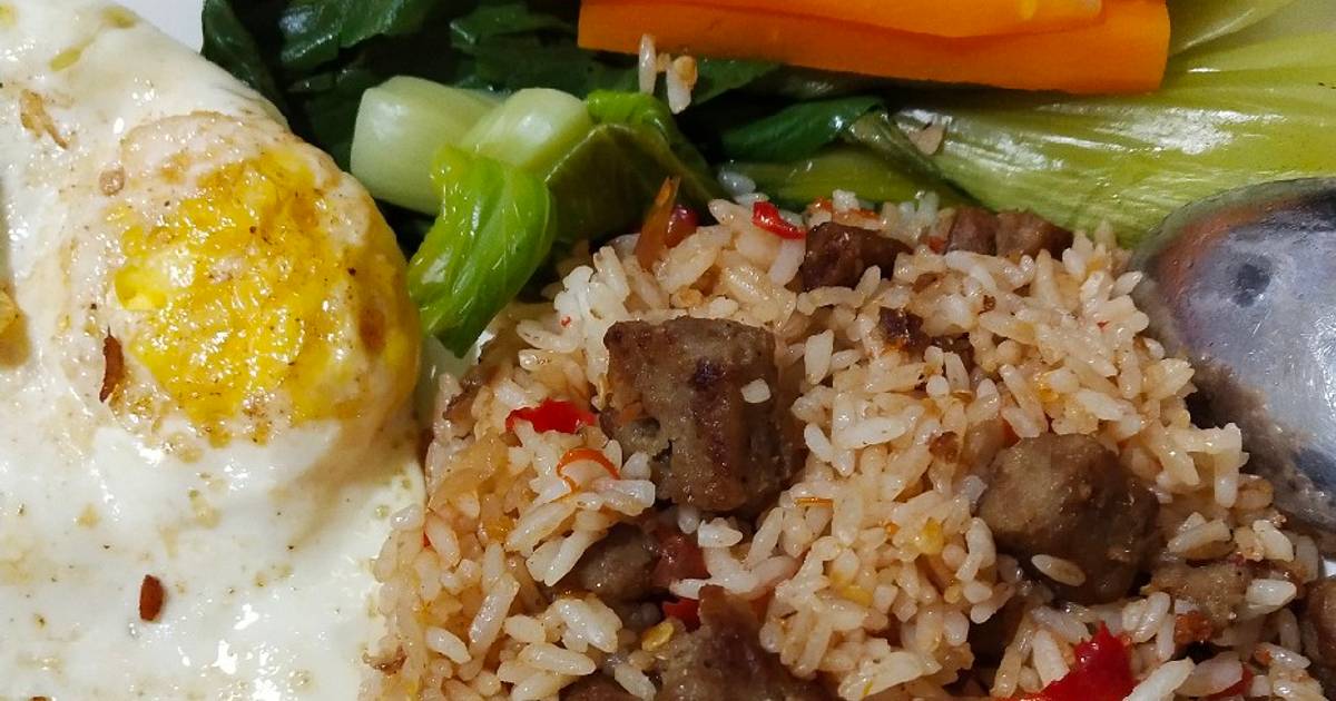 Resep Nasi goreng beef simple oleh bella tiurland - Cookpad
