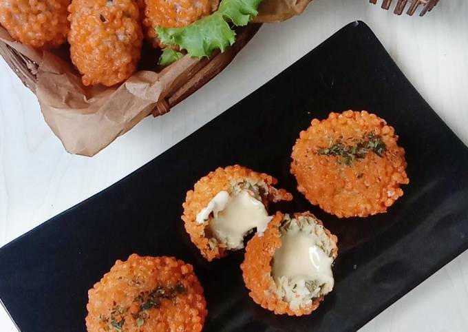 Resep Nugget Ayam Sayur isi Keju Melt oleh Manda Evie - Cookpad