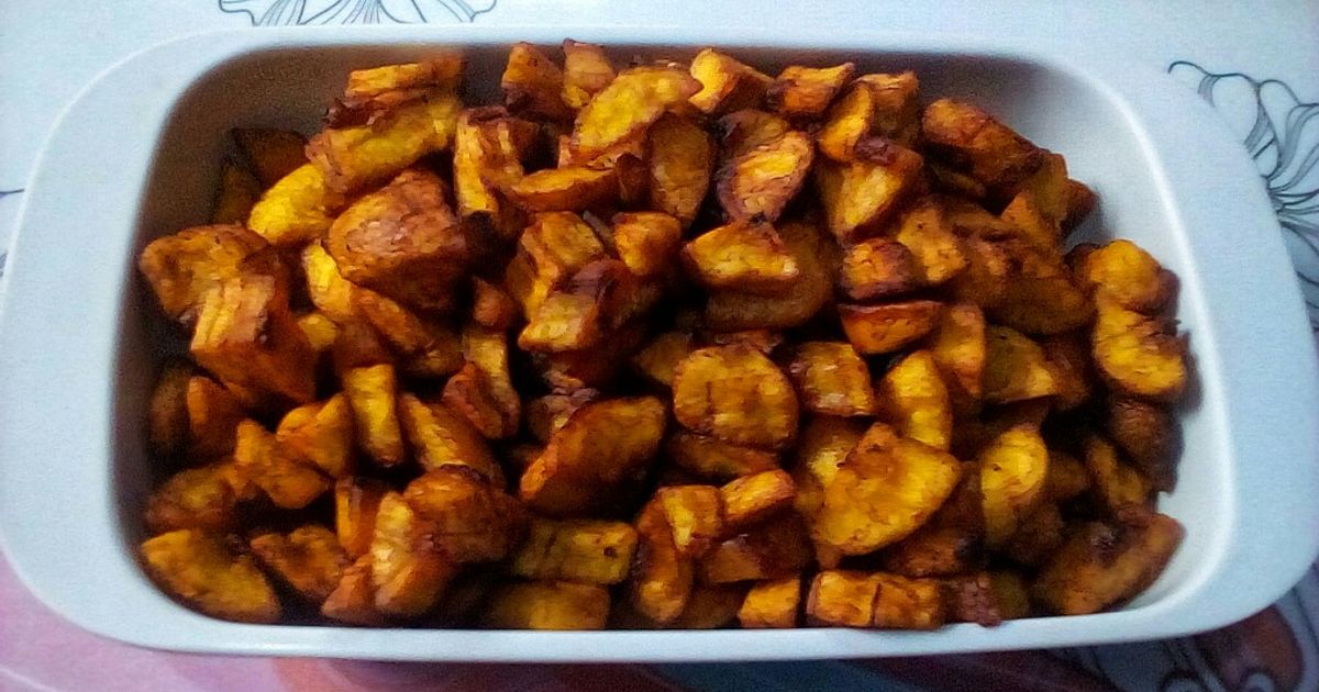 Diced Plantain Snack Recipe by Ifeoma Obianagha - Cookpad