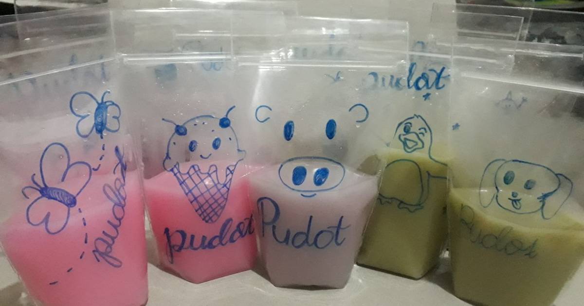 Resep 24. Puding Sedot (PuDot) oleh Mery Lim - Cookpad