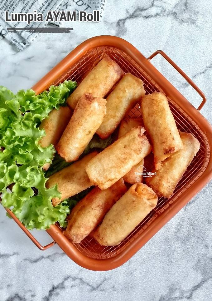 Resep Lumpia Ayam Roll oleh Ummu Alfard - Cookpad