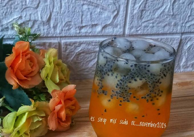 Resep Es Sirup Mix Soda 🍹 oleh Nunu C. Nurul - Cookpad