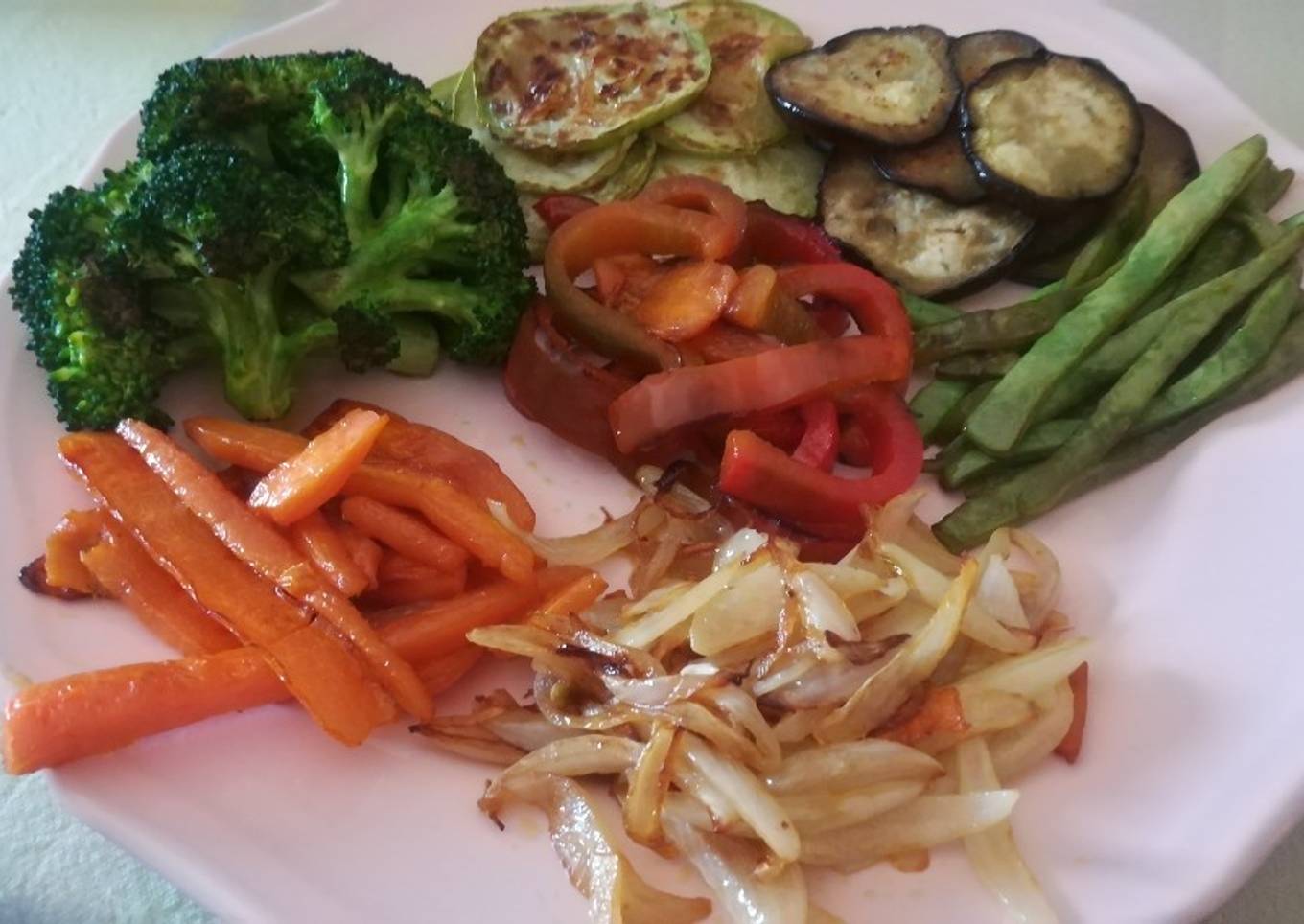 Verduritas a la plancha - Recetas Gratis