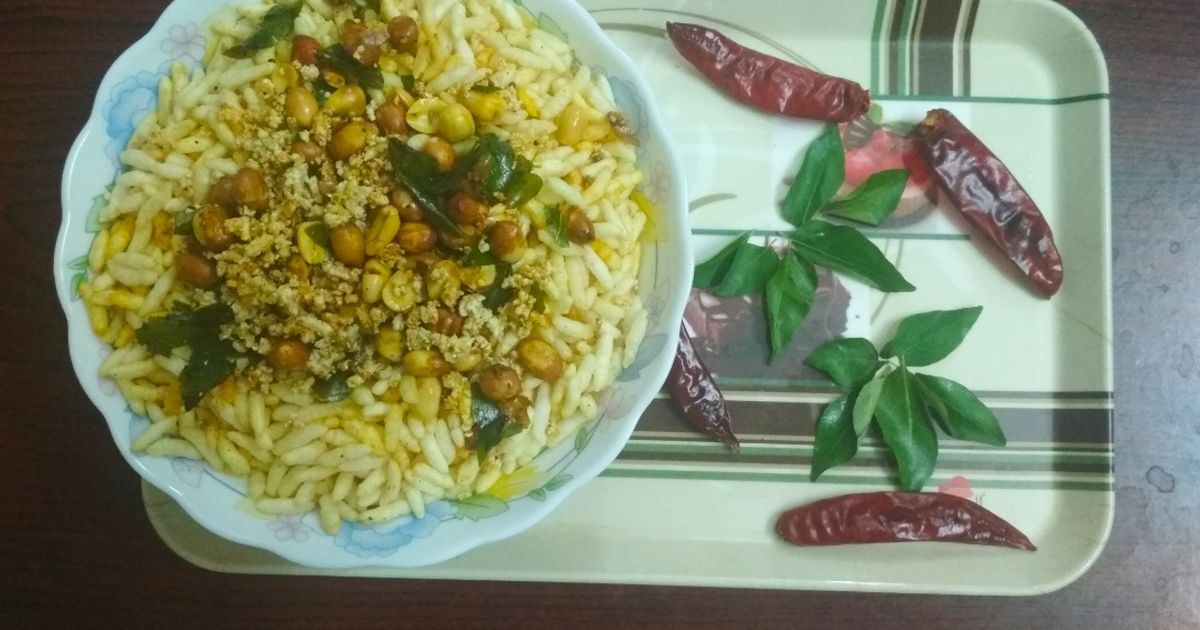 Oggarane Kadalepuri(puffed Rice) Recipe by Sharadha Sanjeev - Cookpad
