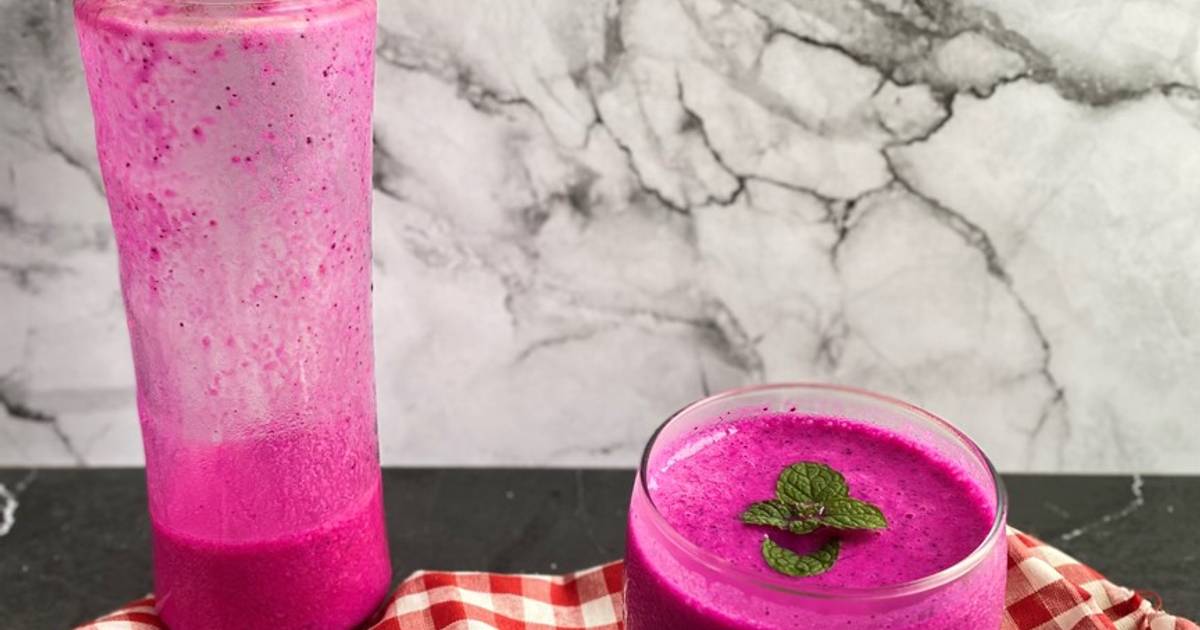 Resep 52. Jus Buah Naga Lemon oleh Rini Dwi Astuti - Cookpad