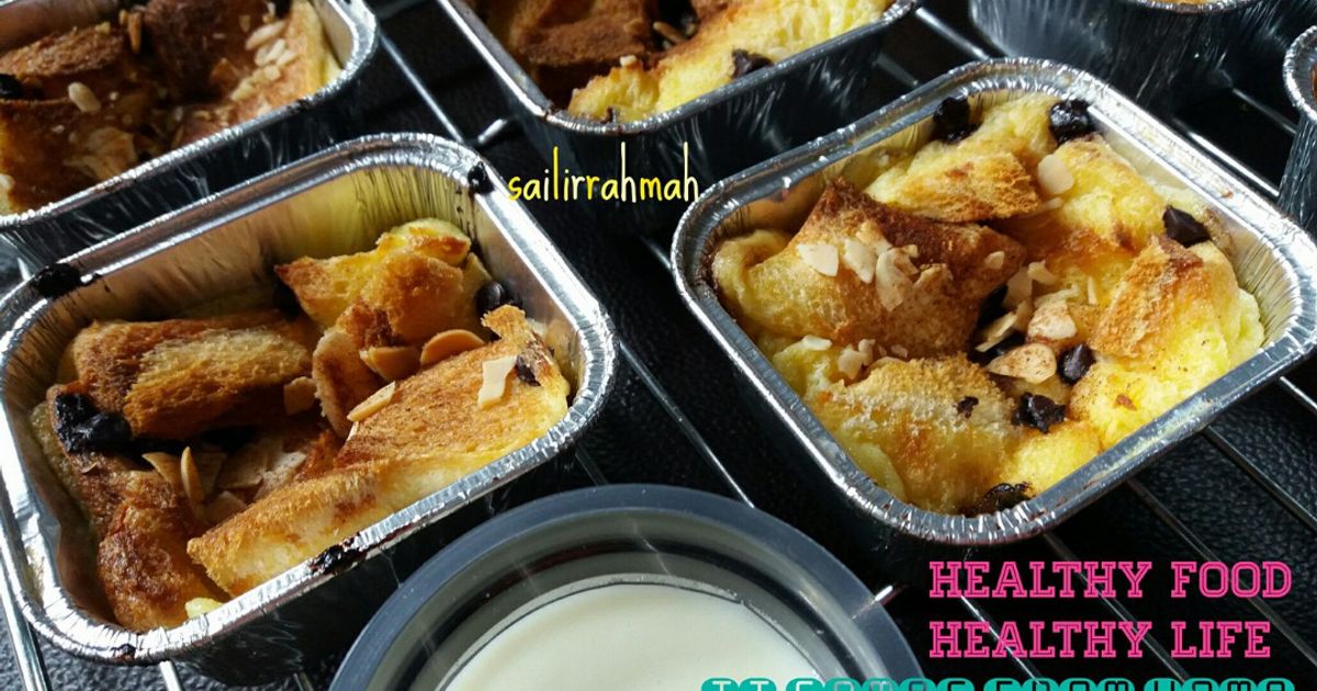 Resep Bread Pudding With Vanilla Sauce (Recook Resep Tintin Rayner ...