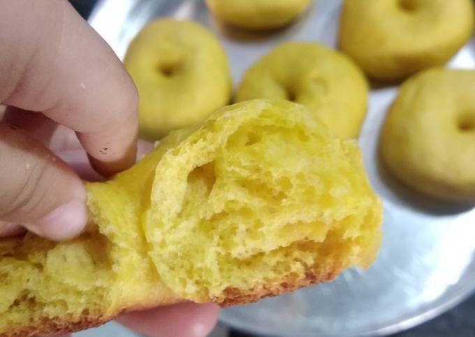 Resep Donat labu panggang oleh Pawon Ibuk - Cookpad