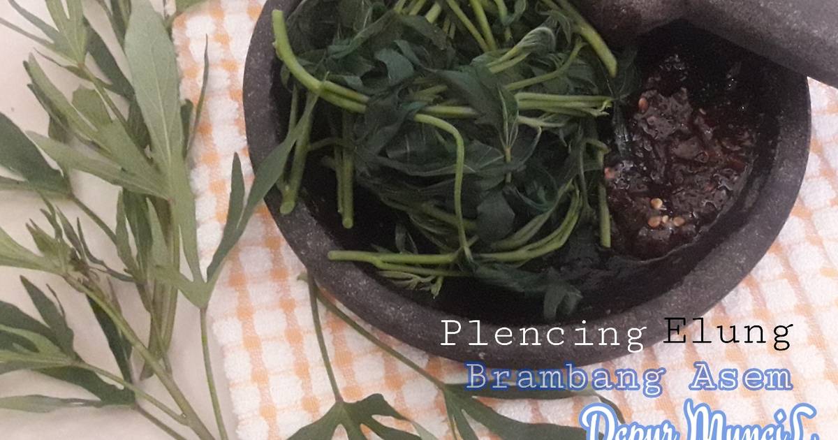 Resep Plencing Elung (daun ubi) sambel brambang asem oleh Neni "Dapur ...