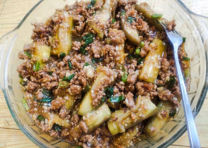 Resep Tumis Terong daging cincang oleh dyandrakarina - Cookpad