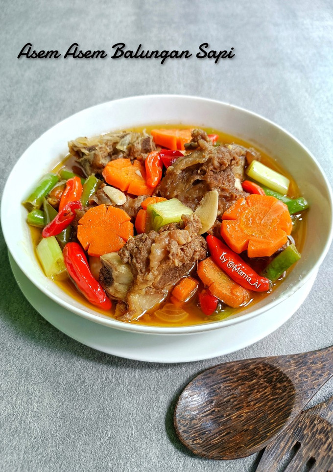 Resep Asem Asem Balungan Sapi oleh Mama AL - Cookpad