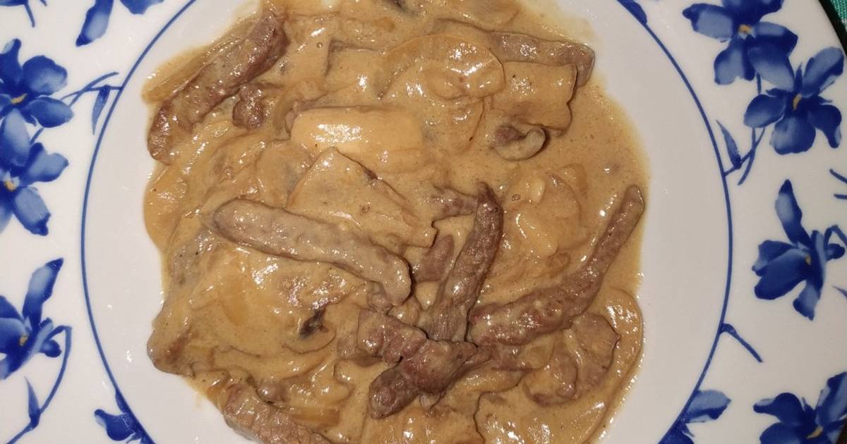 Filete strogonoff - 14 recetas caseras- Cookpad