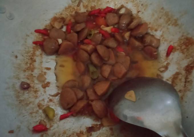 Resep Tumis bakso saos tiram oleh mama humaira - Cookpad