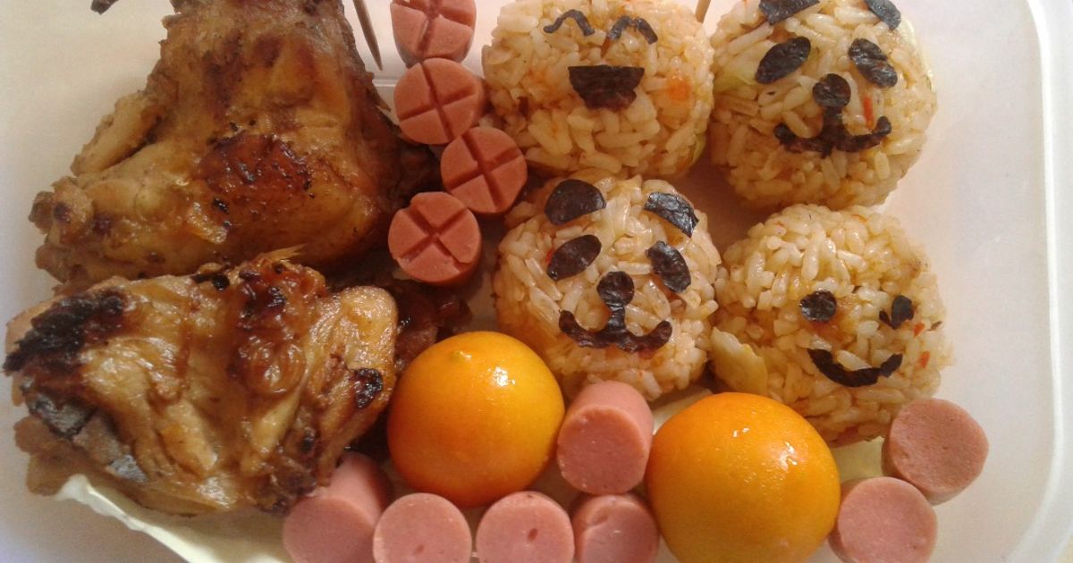 Resep Bekal Bento Ayam Bacem oleh Maysa VI - Cookpad
