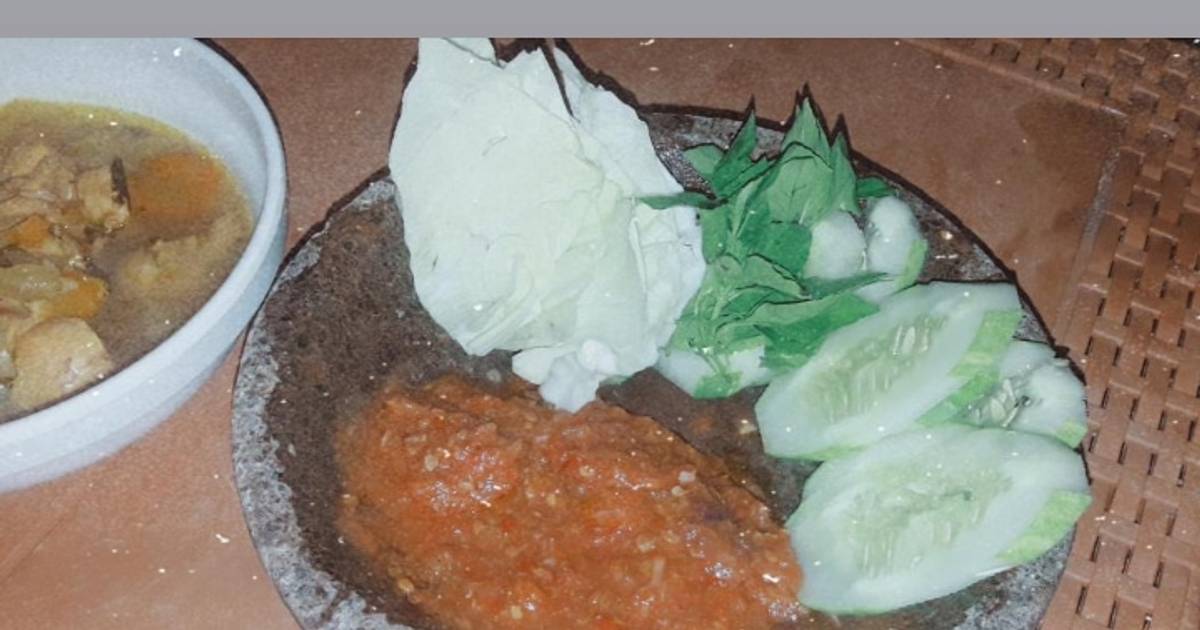 Resep Sambel lalapan oleh Septi Ani - Cookpad