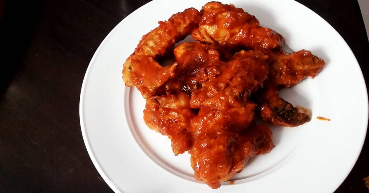 Resep Spicy Chicken Wings Ala Saya oleh Prihartini Zulvi - Cookpad