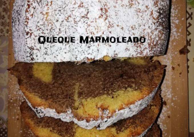 Queque Marmoleado Receta de Lorita- Cookpad