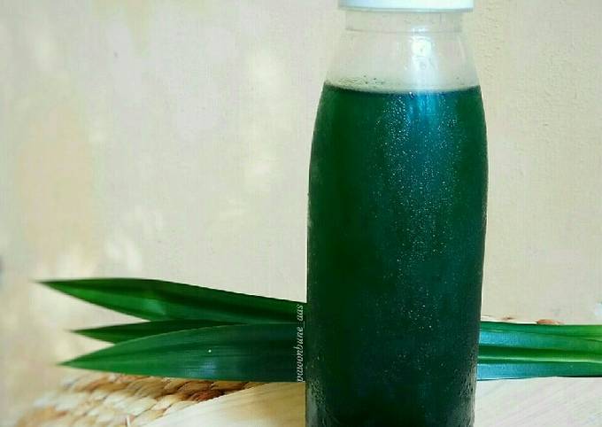 Resep Sirup Pandan (homemade) oleh pawonbune_aas - Cookpad