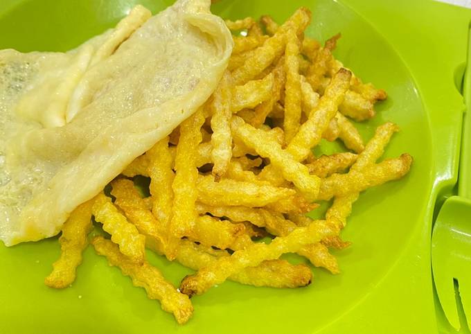 Crunchy fries for kids Recipe by Cookingwithseki - Cookpad