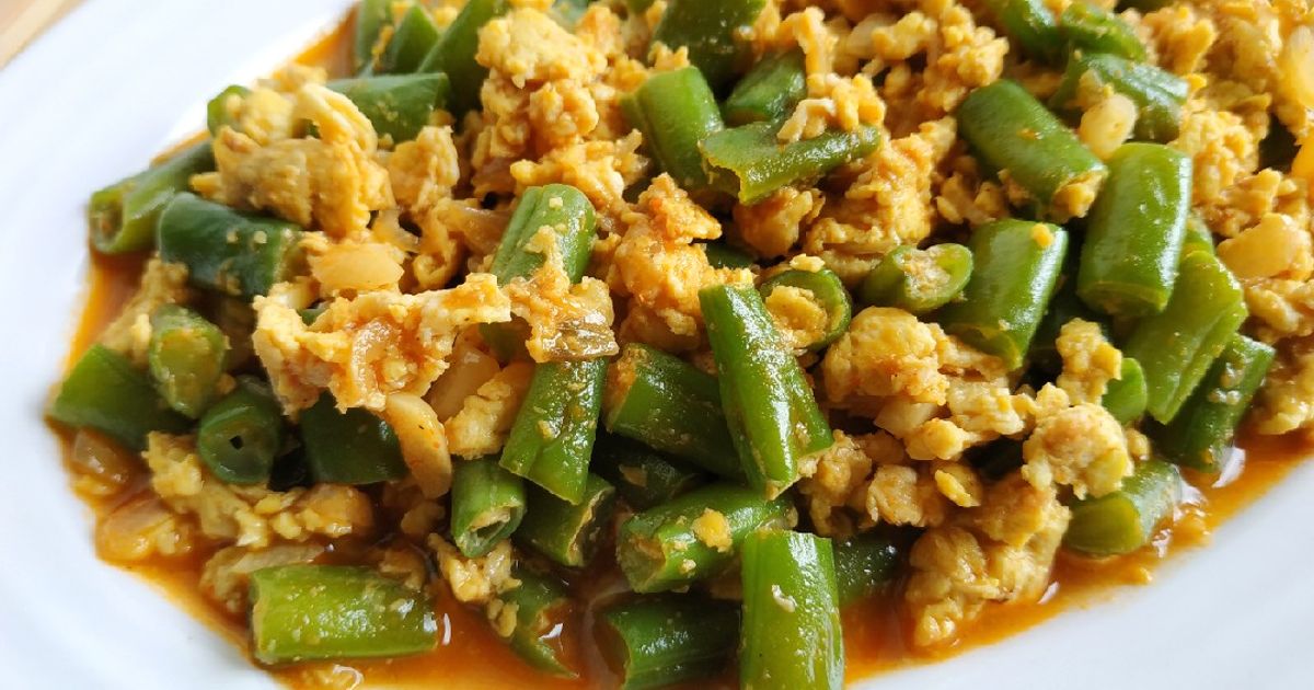 Resep Tumis Telur Buncis oleh @UVlicious - Cookpad