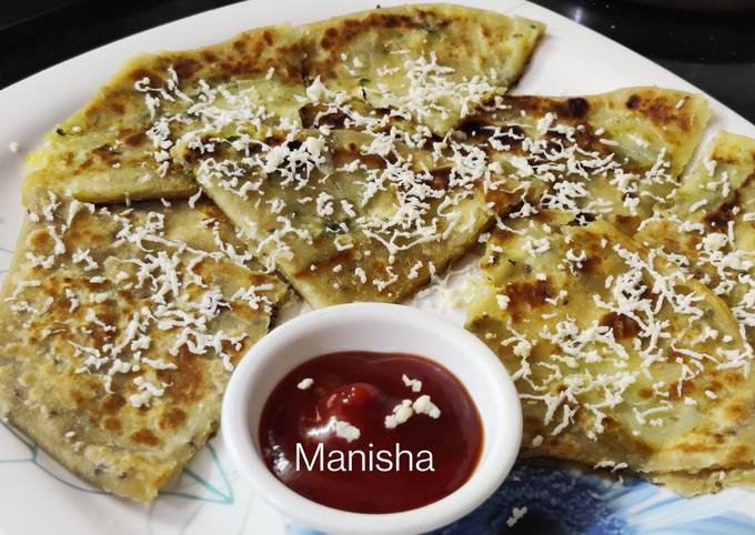 Paneer Stuffed Paratha Recipe by Manisha Malvi Angaitkar - Cookpad