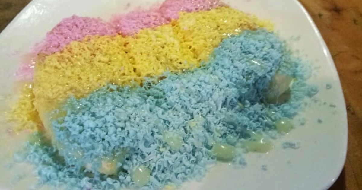 Resep Pisang Bakar Rainbow oleh Dapur Esmo - Cookpad