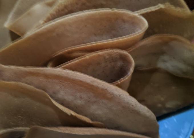 Resep Crepes/leker renyah oleh Ziyan Zeenaba - Cookpad