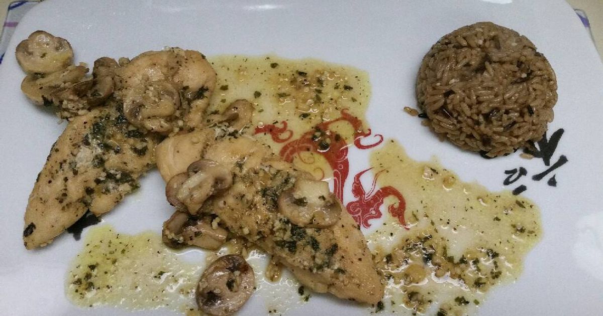 Sauted Adobo, Garlic, Mushroom Chicken Recipe By Pat