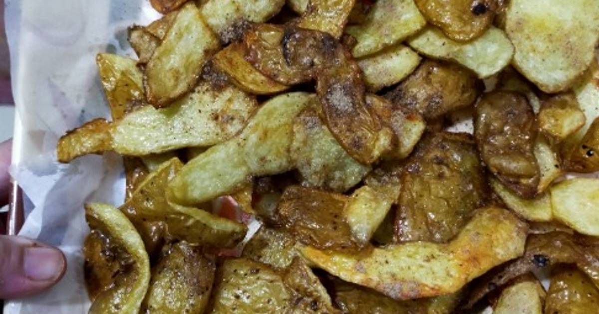 Crispy potato peel Recipe by Ssmf Farhan - Cookpad