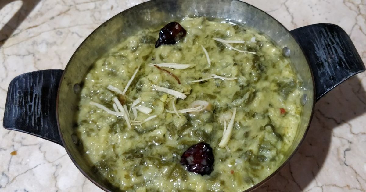 Daal Saag Recipe by Afsheen Aroos - Cookpad
