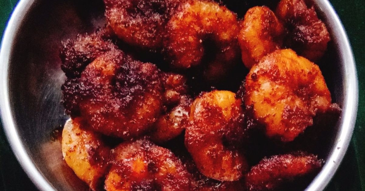 Prawn Fry Recipe By Ilavarasi Vetri Venthan