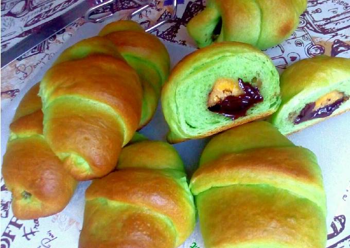 Resep Roti Pandan Isi Pisang Coklat Simple Banget Oleh Ribka Arini