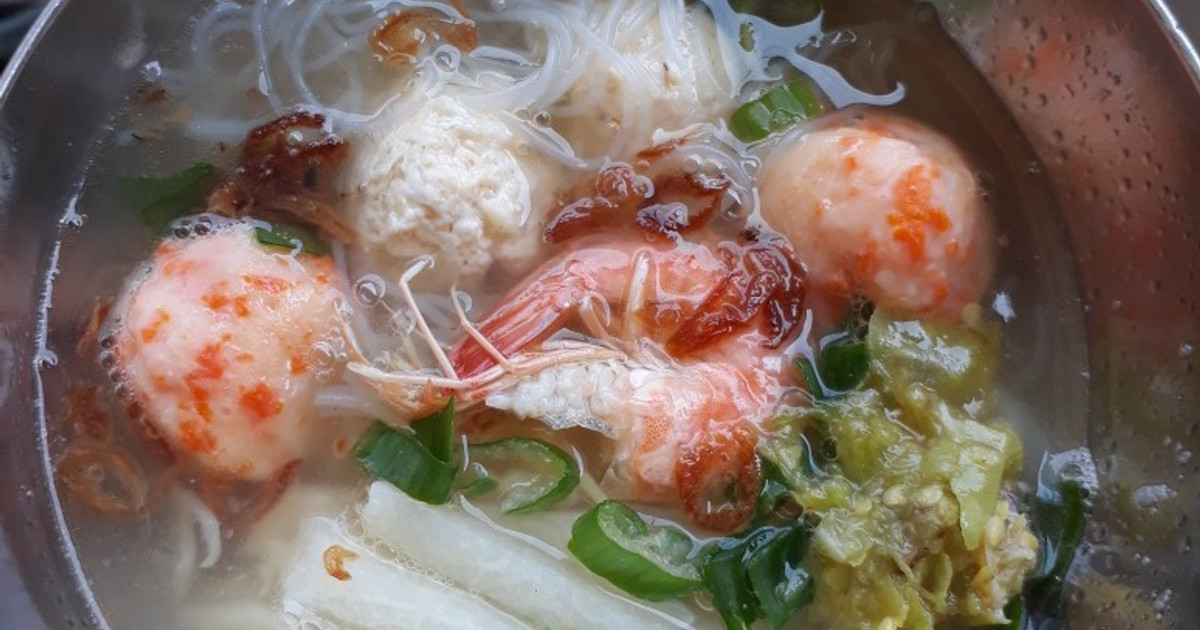 Resep Tekwan Udang Baso Salmon oleh Lakshinta Rizky - Cookpad
