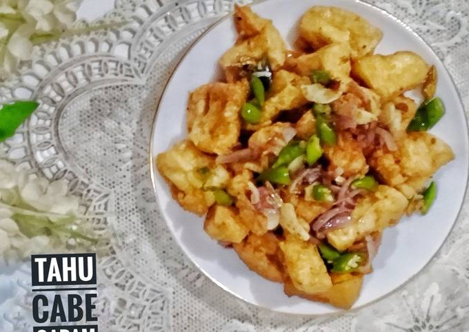 Resep Tahu Cabe Garam oleh farida Sulthan 🇮🇩 (IG. Malika02782) - Cookpad