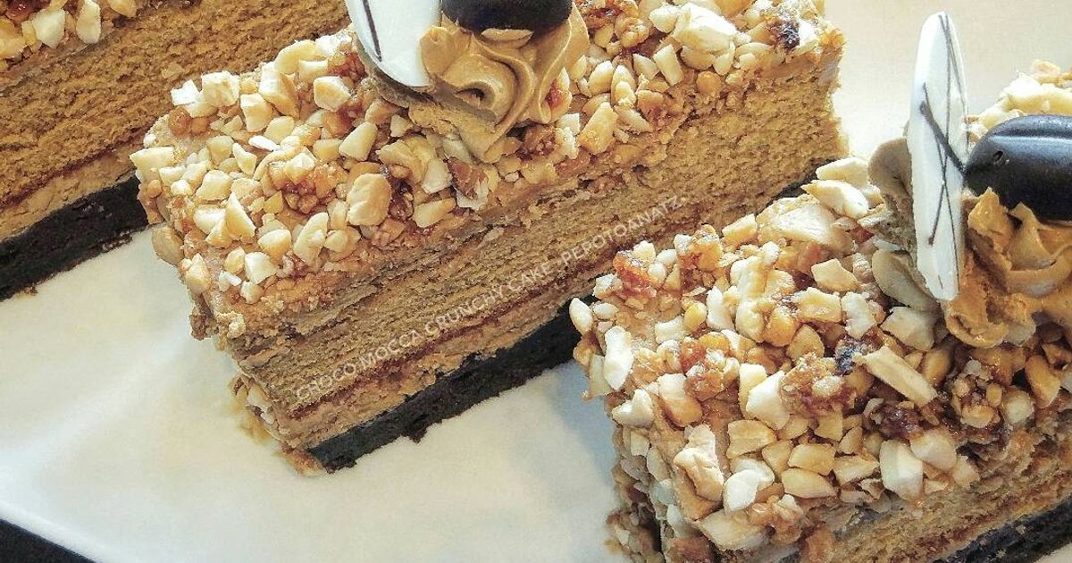 Resep Choco Mocca Crunchy Cake oleh dapoerasakoe l MAMOI kitchencuisine ...