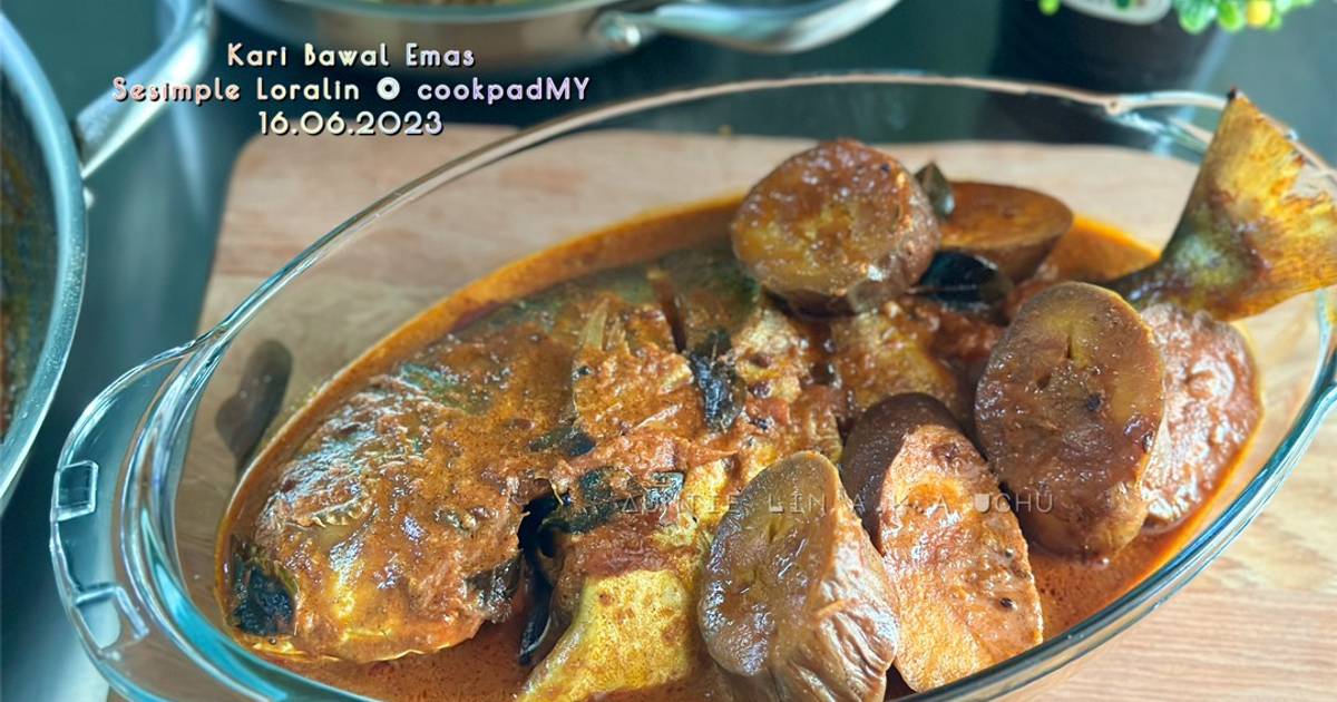 Resipi Kari Bawal Emas oleh Sesimple Loralin - Cookpad