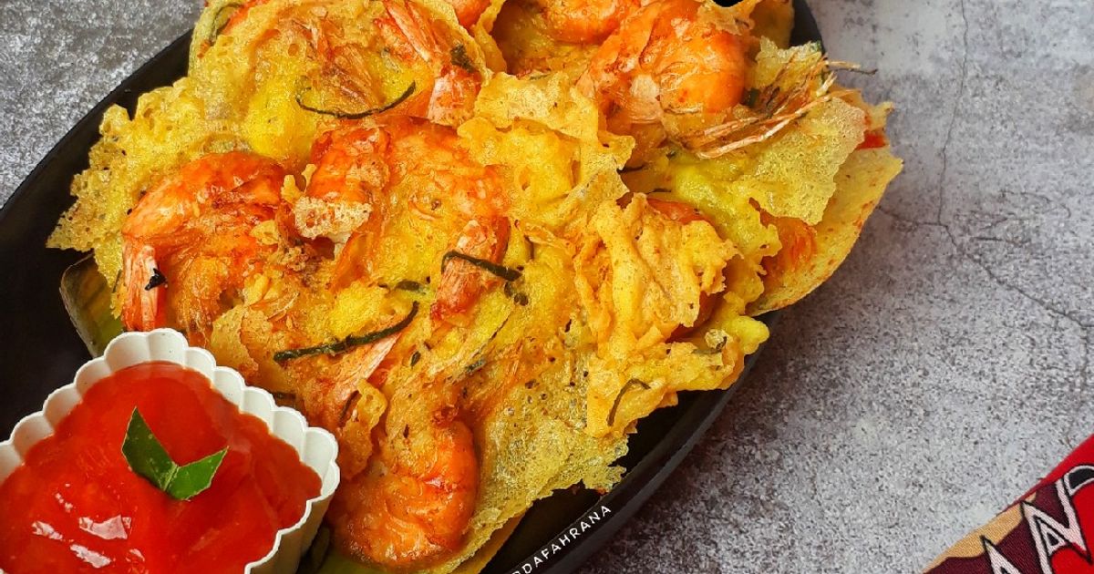 Resep Peyek Udang 예르다 🦐 oleh Yerda Fahrana 예르다 파흐라나 - Cookpad