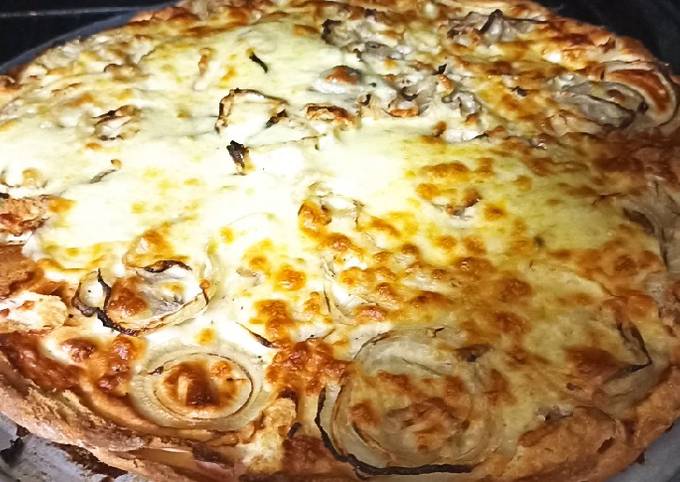 Figazza con muzzarella y rellena Receta de Vale Lenzi- Cookpad