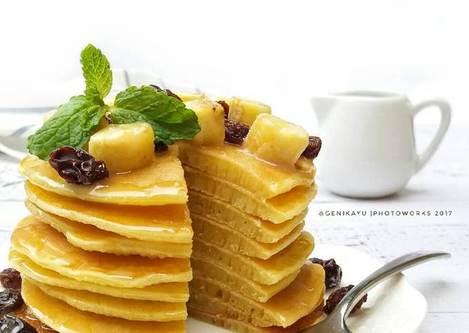 Resep Pancake simple oleh Genika yulia - Cookpad