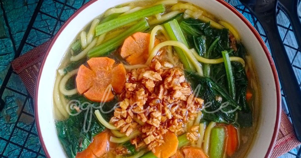 Resipi Mee Sup Sayur Simple oleh Q'leenalee's Kitchen - Cookpad
