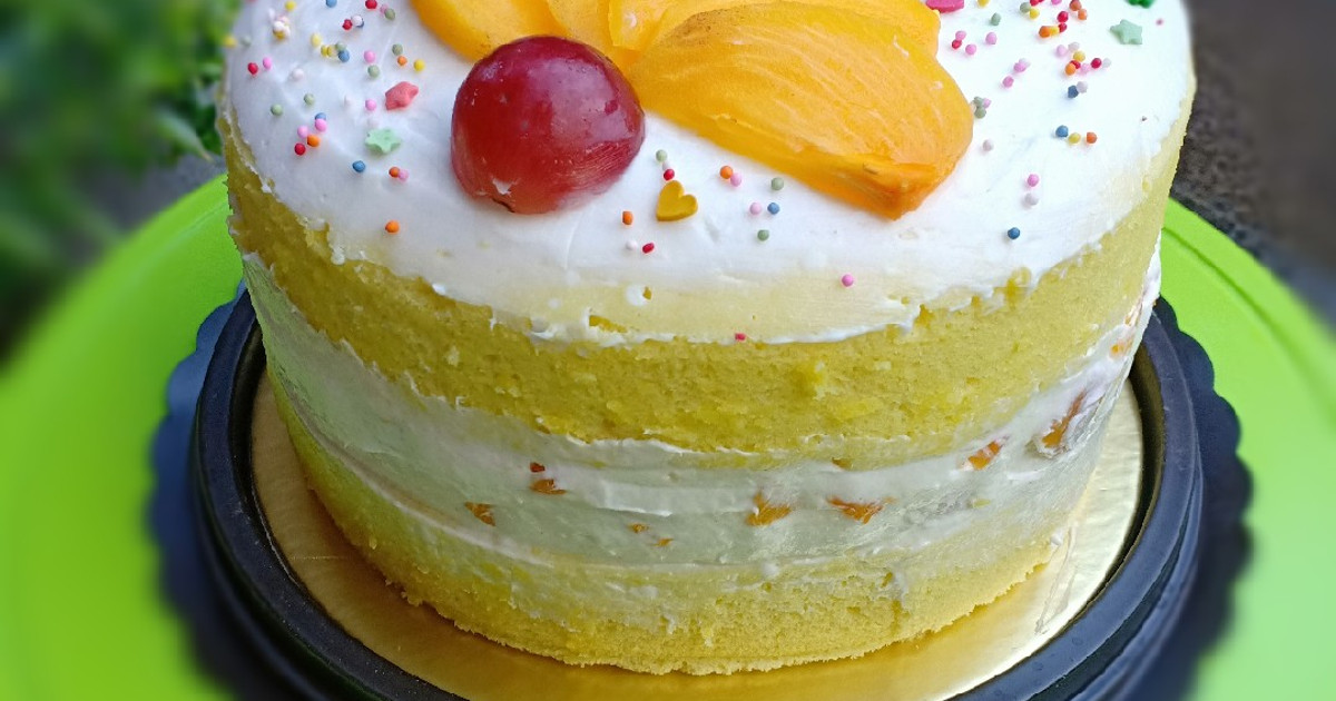 Resep Steam Fruit Cake Putih Telur oleh Dewi Ratna - Cookpad