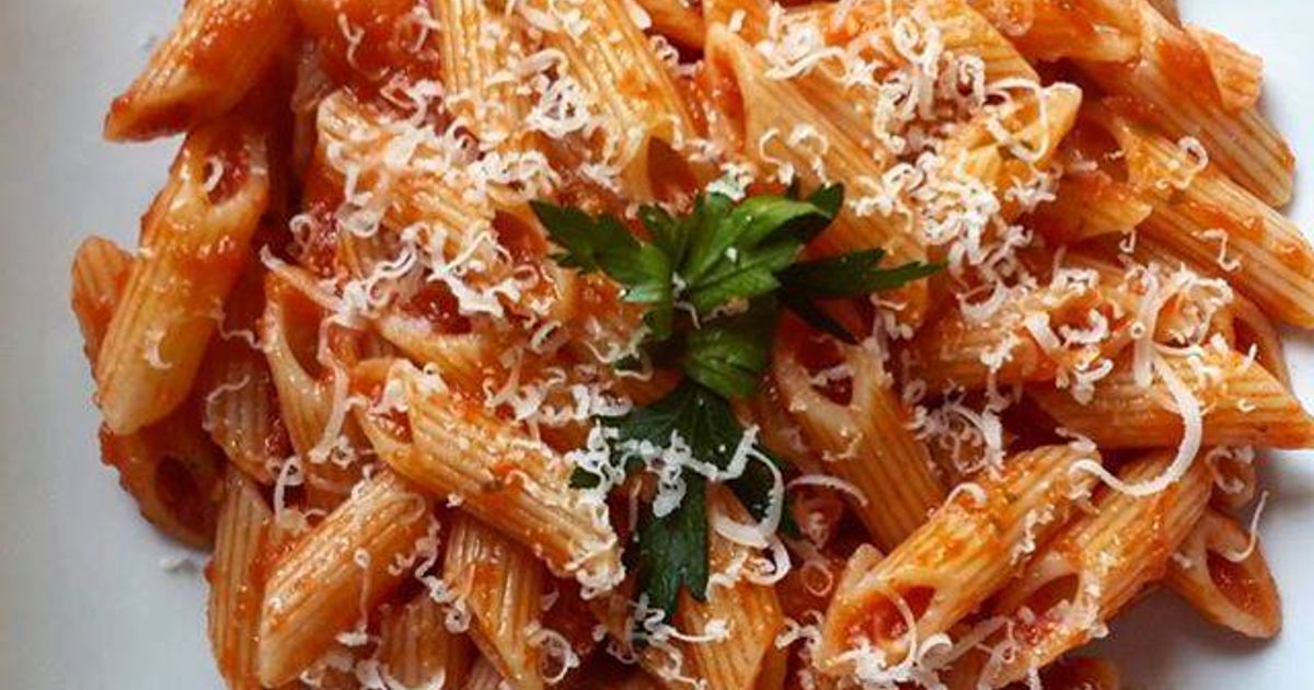 Macarrones Con Salsa De Tomate Receta de Chef Diosa- Cookpad
