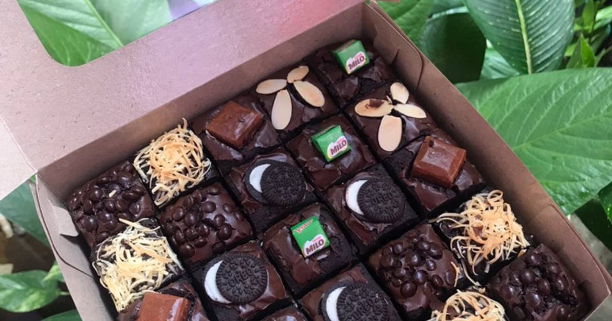 Resep Brownies sekat loyang 20x20 oleh Emii Nurhayati - Cookpad