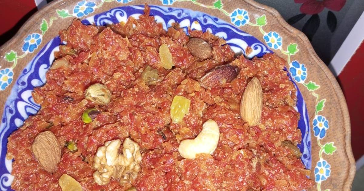 Carrot Halwa Recipe by Aqsa mukhtiar - Cookpad