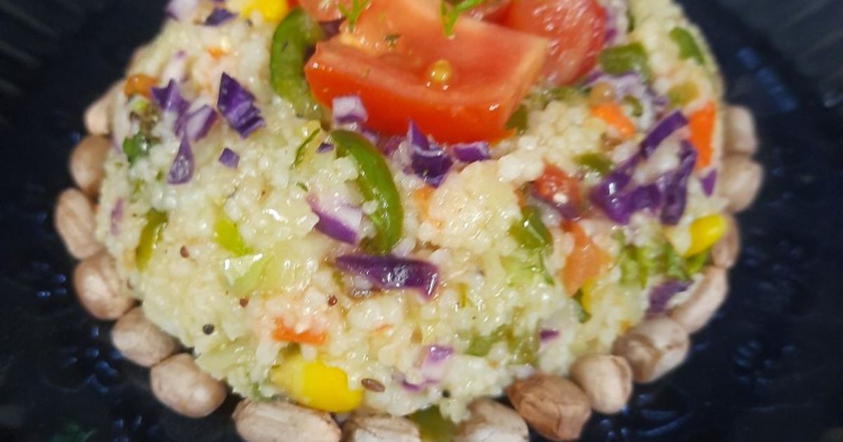 Broken Wheat Vegetable Upma Recipe by Sushma Savla - Cookpad